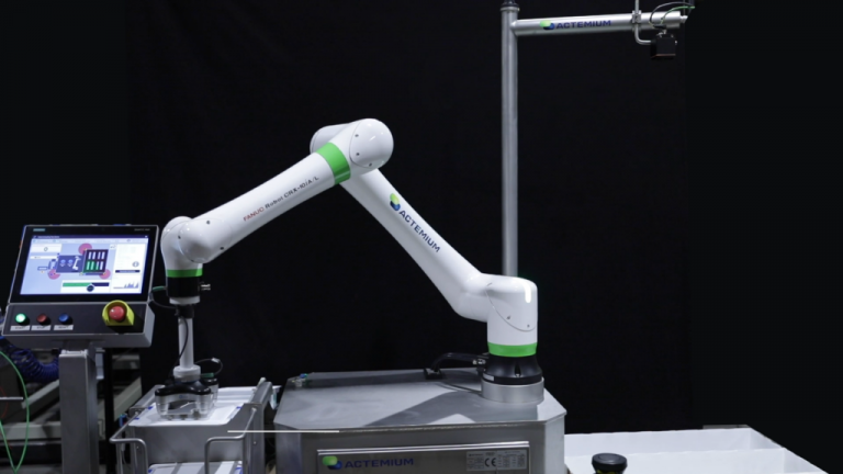 Cobot installation with 3D camera in Pharma - Actemium BE